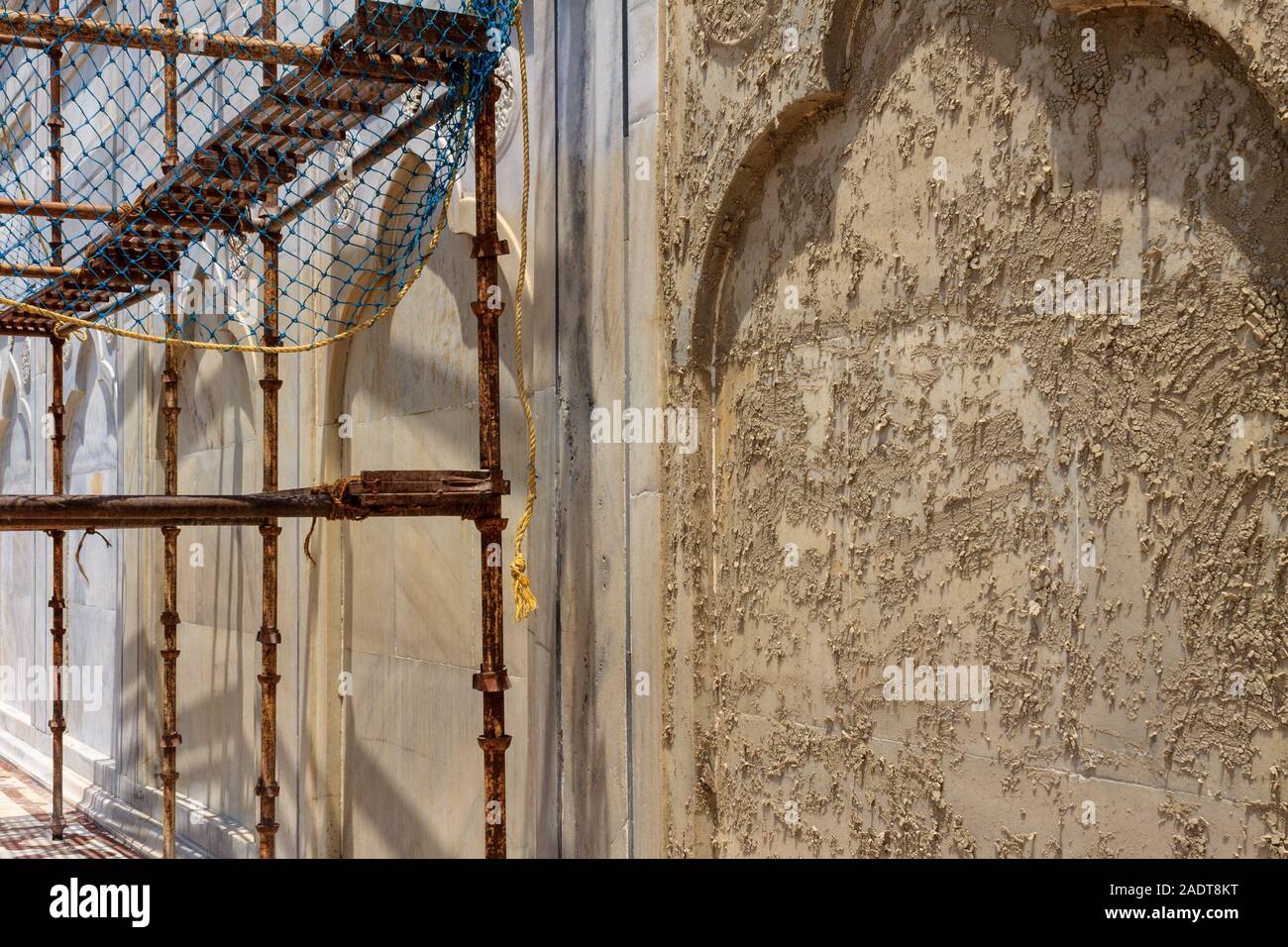 Details of Taj Mahal: Close-up restoration works of Motifs, Fresco and ...