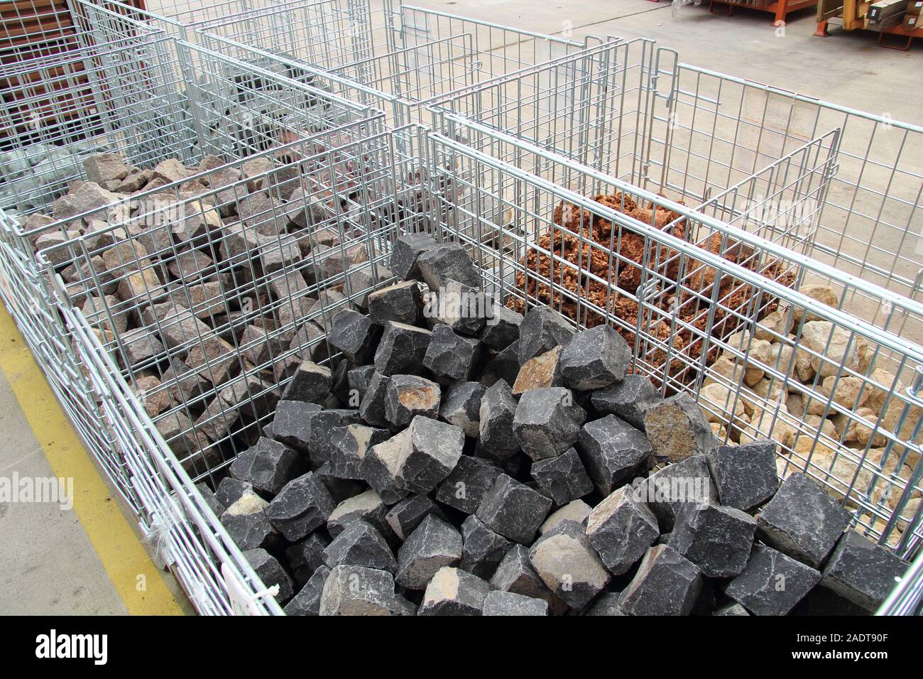 stones on a pallet Stock Photo - Alamy