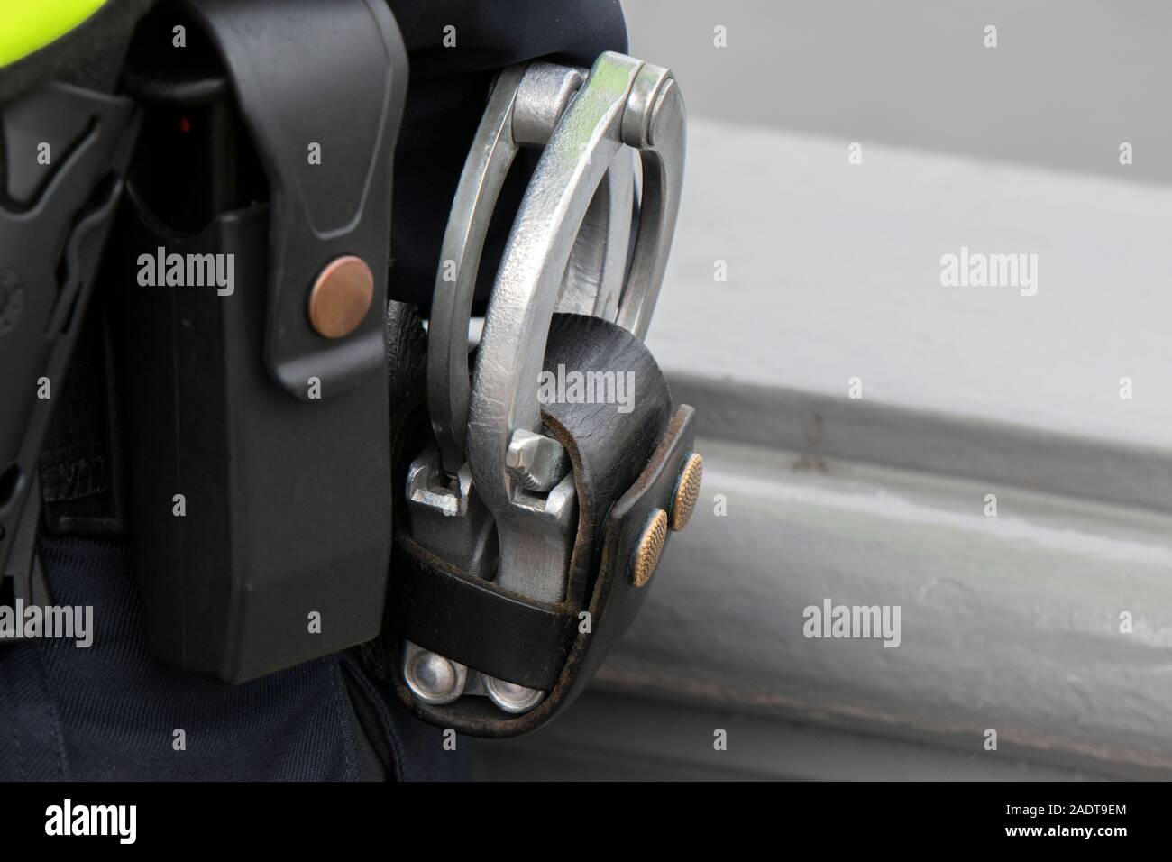 Woman and man handcuffs hi-res stock photography and images - Alamy