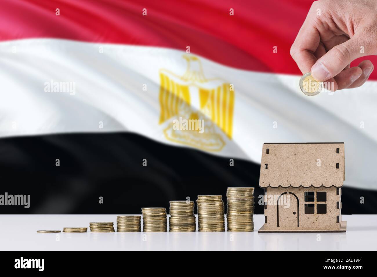 Coins in jar egypt hi-res stock photography and images - Alamy