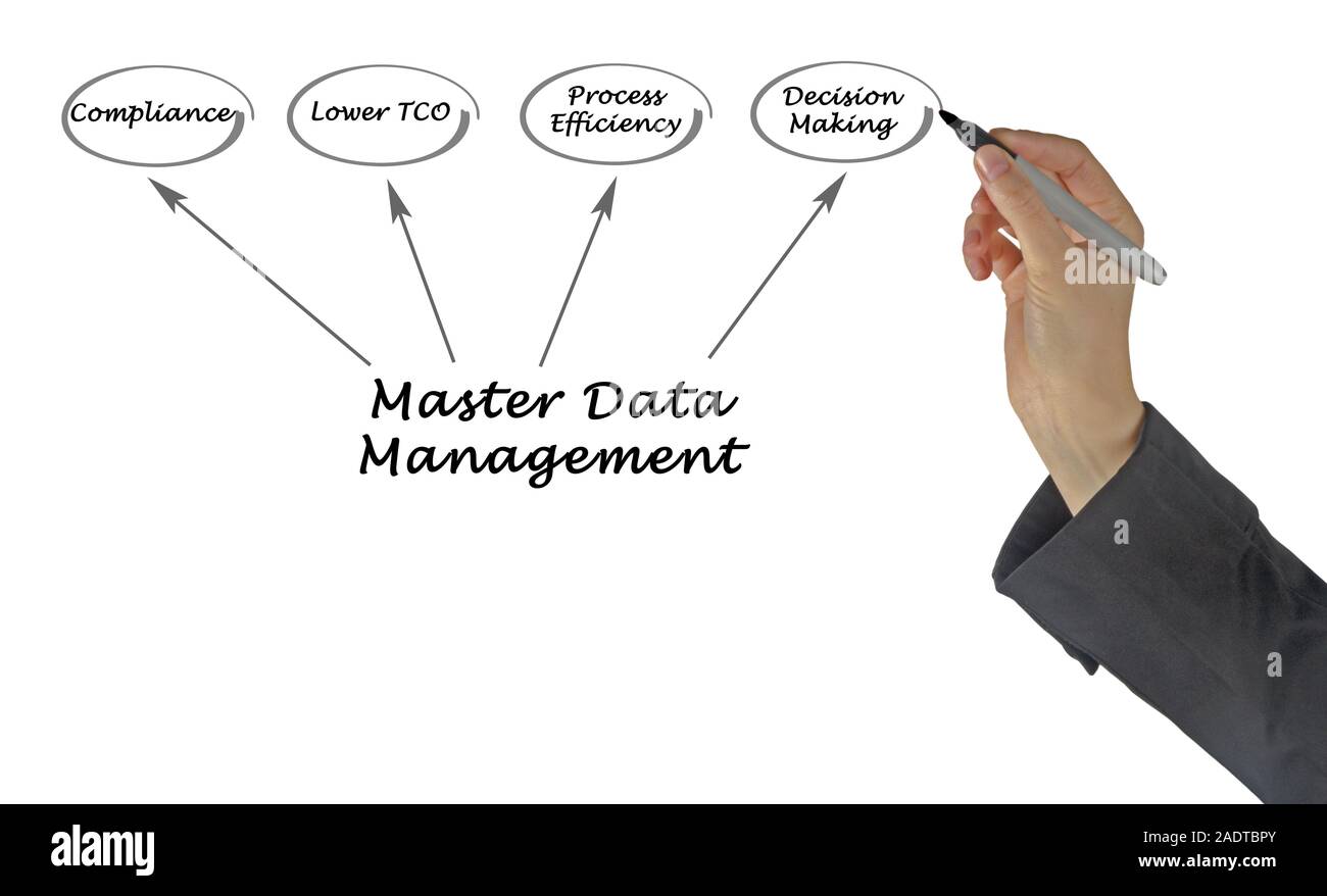 Diagram of Master Data Management Stock Photo - Alamy