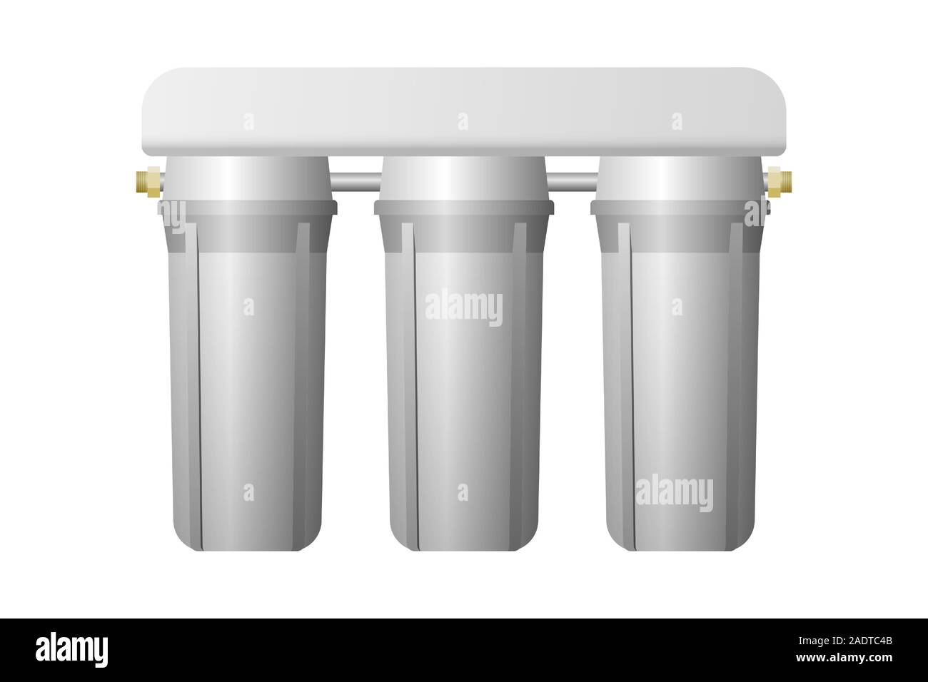 Filter for water purification. Vector illustration. Treatment equipment ...