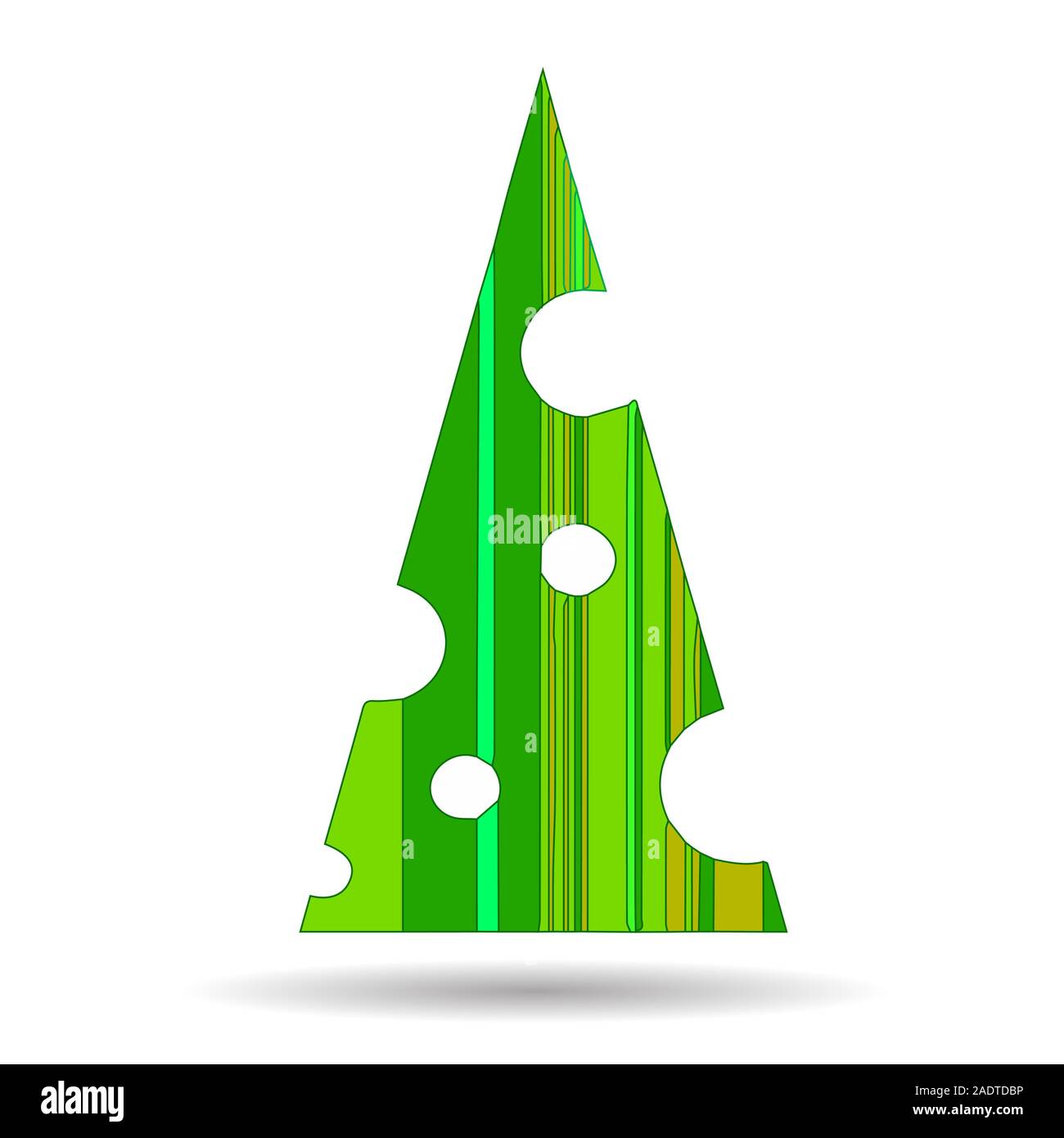 Green pyramid Cut Out Stock Images & Pictures - Alamy