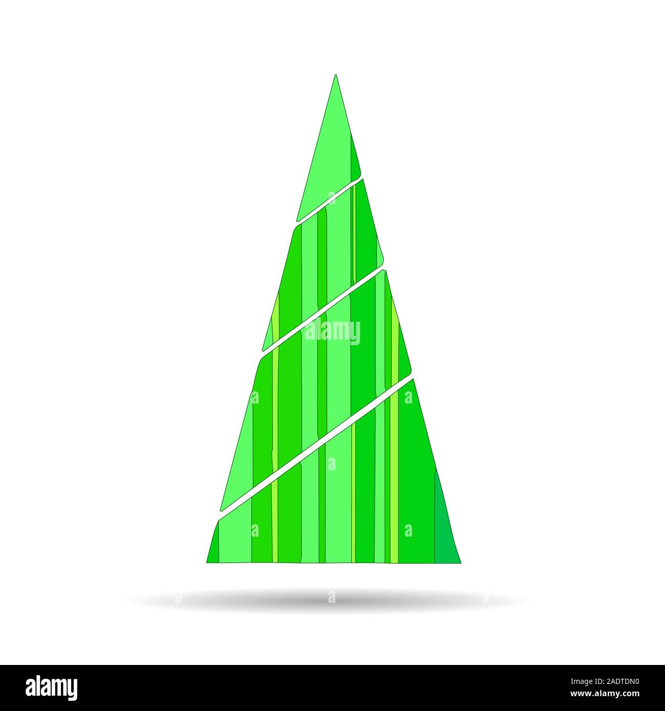 Green pyramid Cut Out Stock Images & Pictures - Alamy