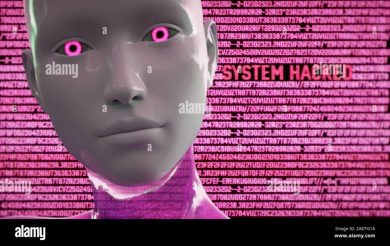 3D Illustration of a Humanoid Robot commonly called Android Artificial ...