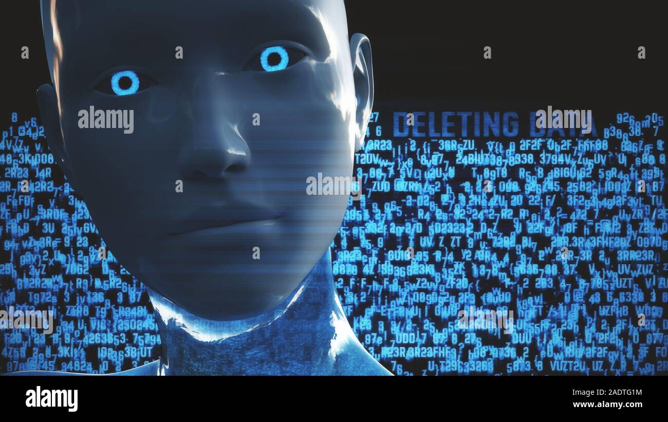 3D Illustration of a Humanoid Robot commonly called Android Artificial ...