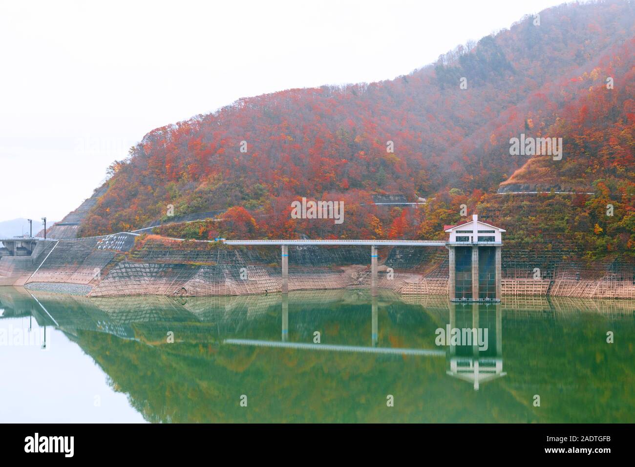 Sagae Dam in Yamagata prefecture, Tohoku, Japan Stock Photo - Alamy