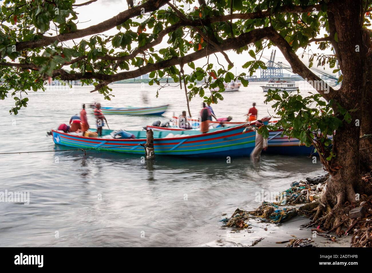Kochi, India - March 2017: Fort Kochi beach Stock Photo - Alamy