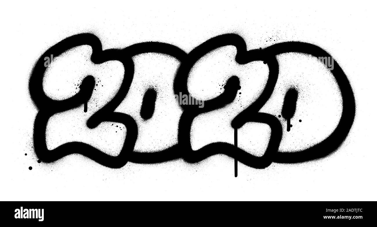 2020 graffiti Stock Vector Images - Alamy