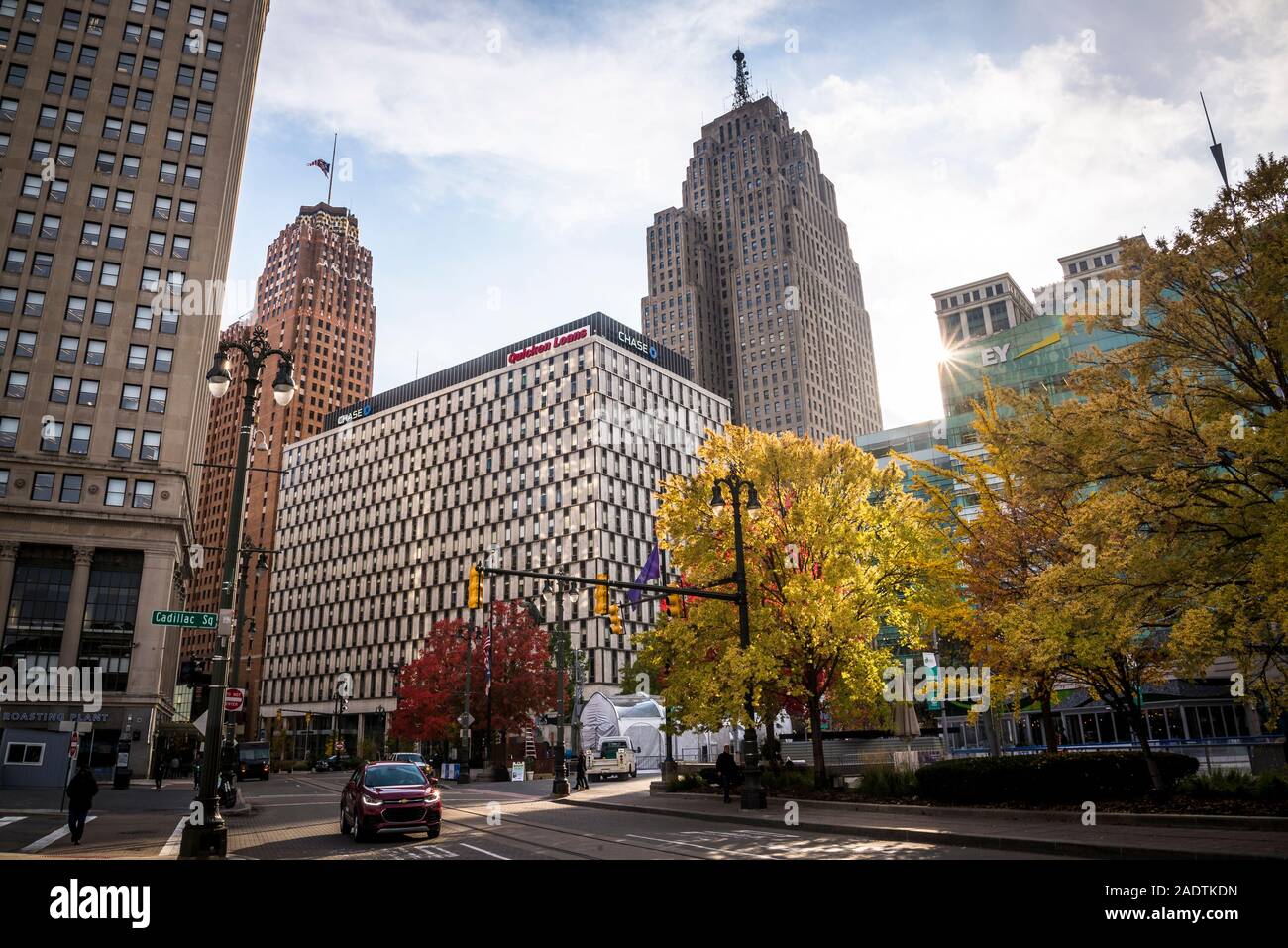 Campus Martius Park, Detroit, Michigan, USA Stock Photo - Alamy
