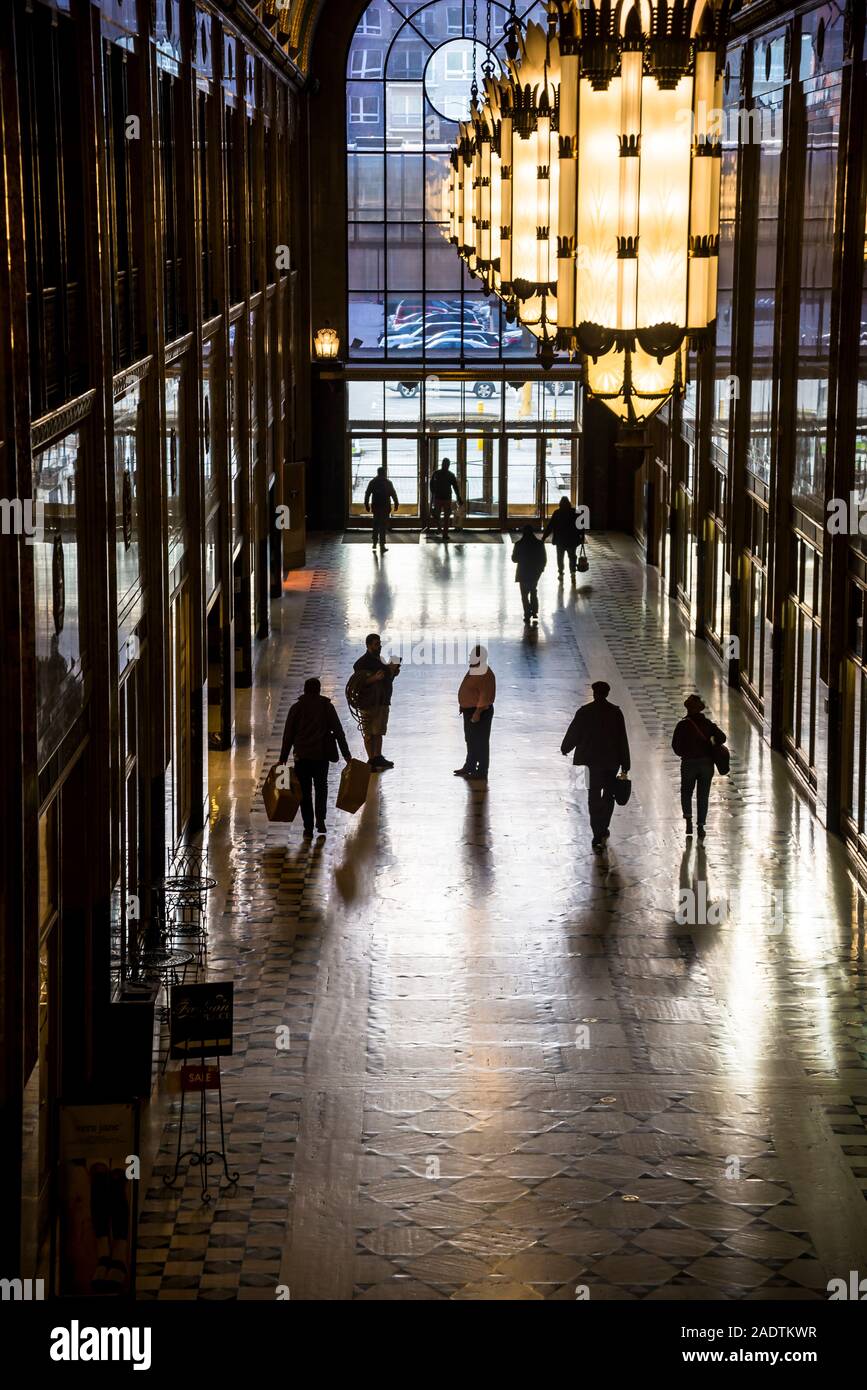 Arcade at the Fisher Building, a landmark skyscraper located at 3011 ...