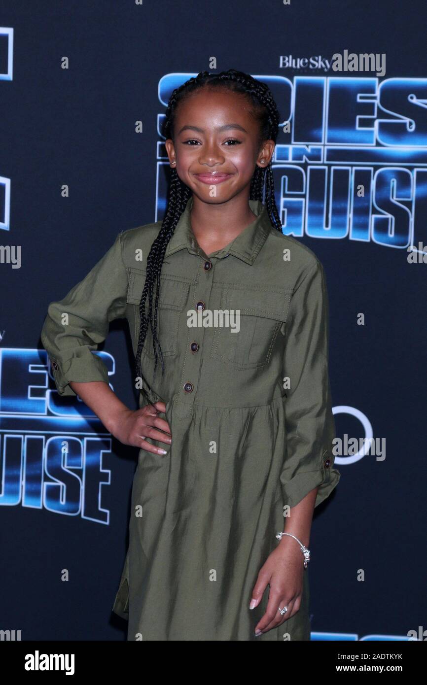 Los Angeles, CA. 4th Dec, 2019. Faithe Herman at arrivals for SPIES IN ...