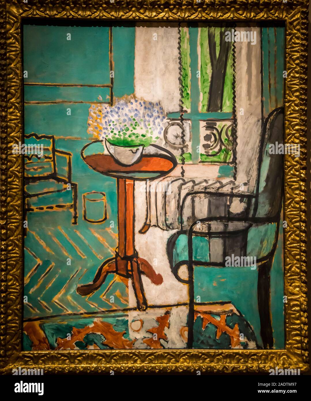 Henri Matisse painting The Window, 1916, Detroit Institute of Arts ...