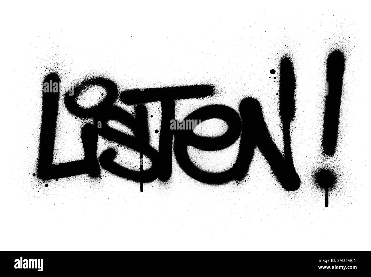 Listen word hi-res stock photography and images - Alamy