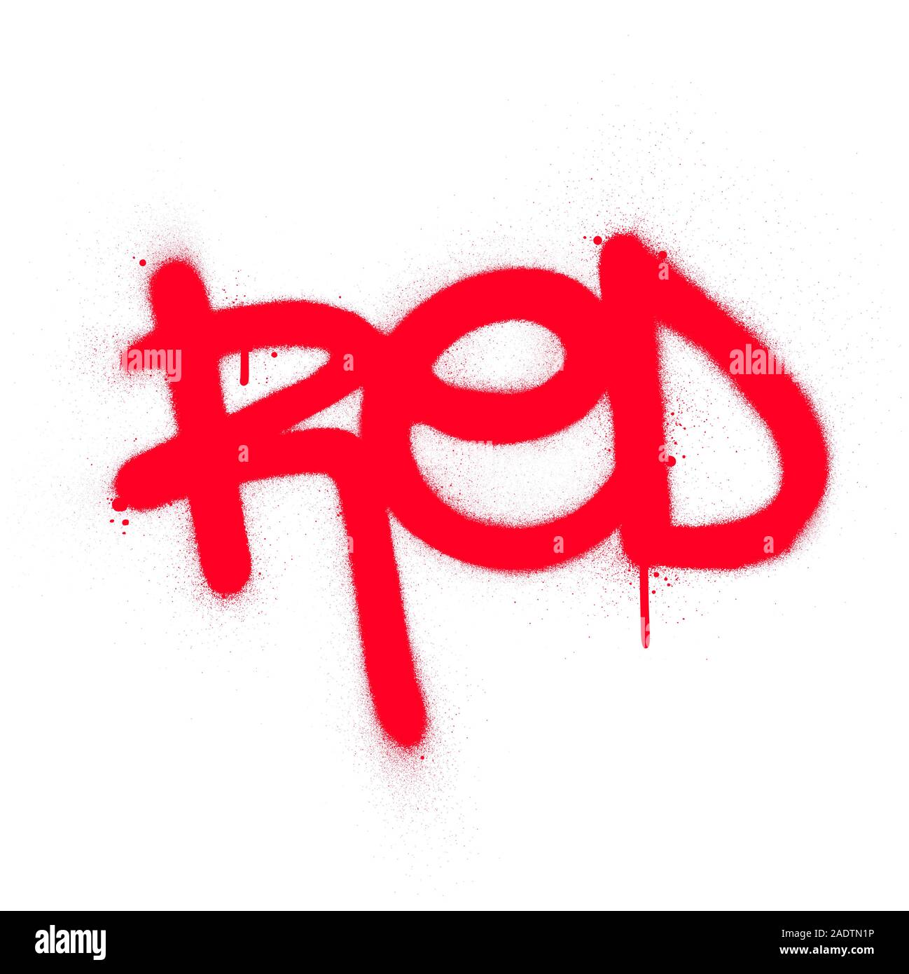 graffiti red word sprayed in red over white Stock Vector Image & Art ...