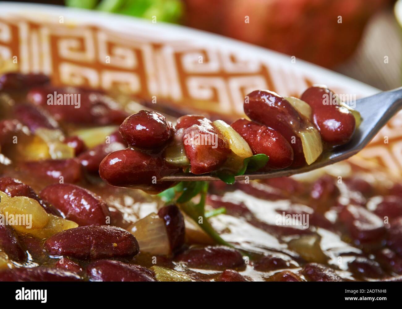 Maharagwe,Red Beans in Coconut Sauce , Chadian cuisine, Traditional ...