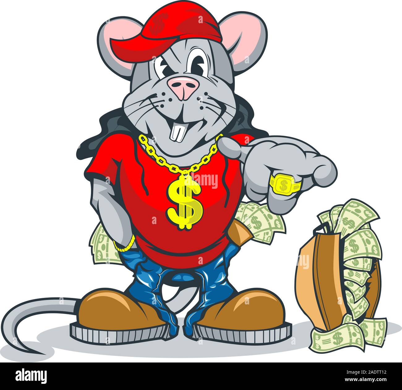 Rich Rat showing an abundance of wealth Stock Vector Image & Art - Alamy