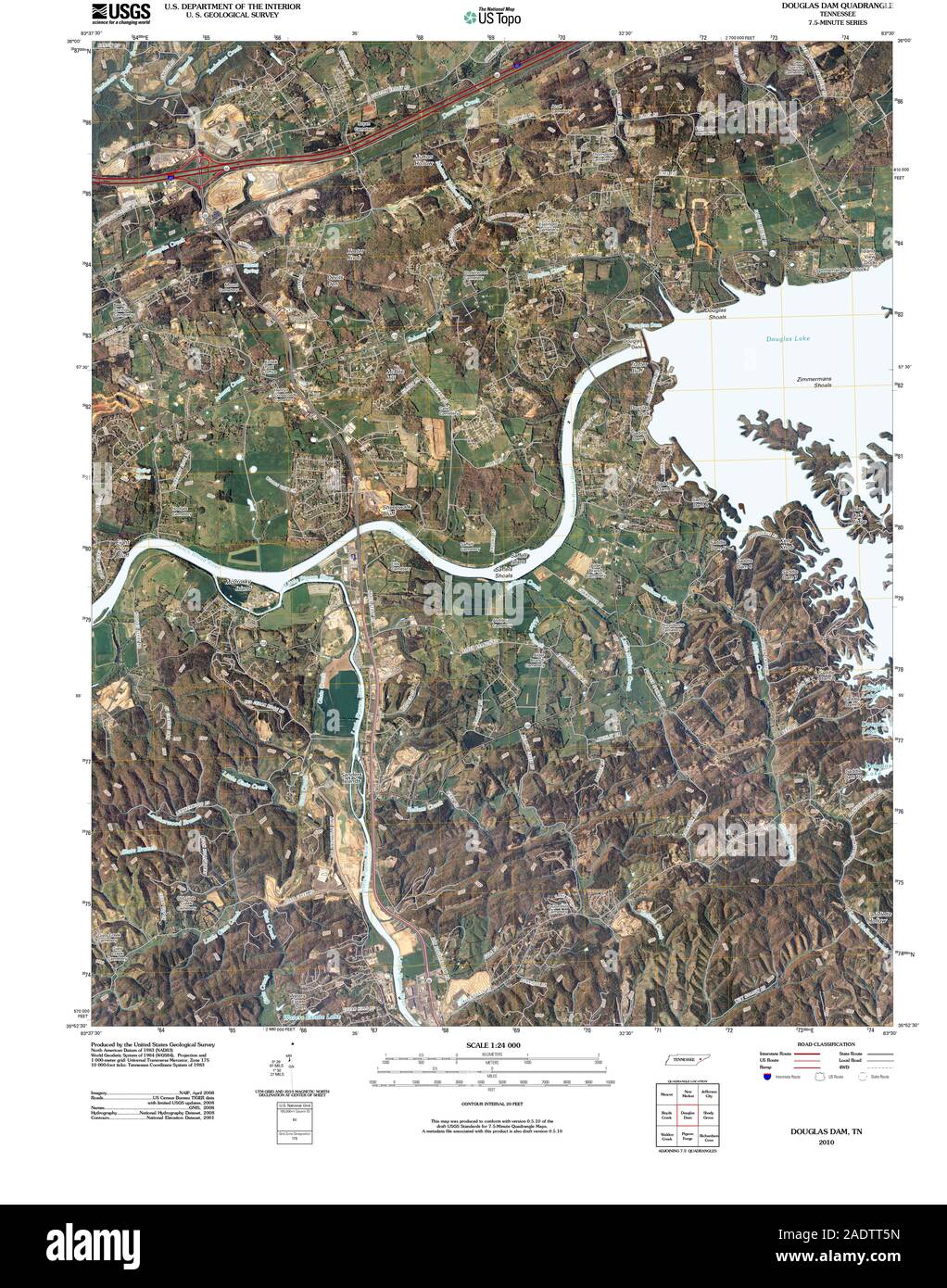 Douglas dam Cut Out Stock Images & Pictures - Alamy