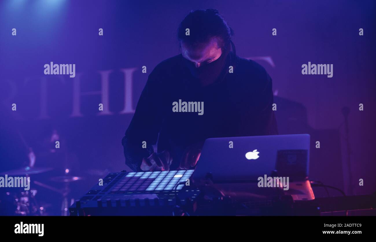 Copenhagen, Denmark. 04th, December 2019. The Australian metalcore band Northlane performs a ...