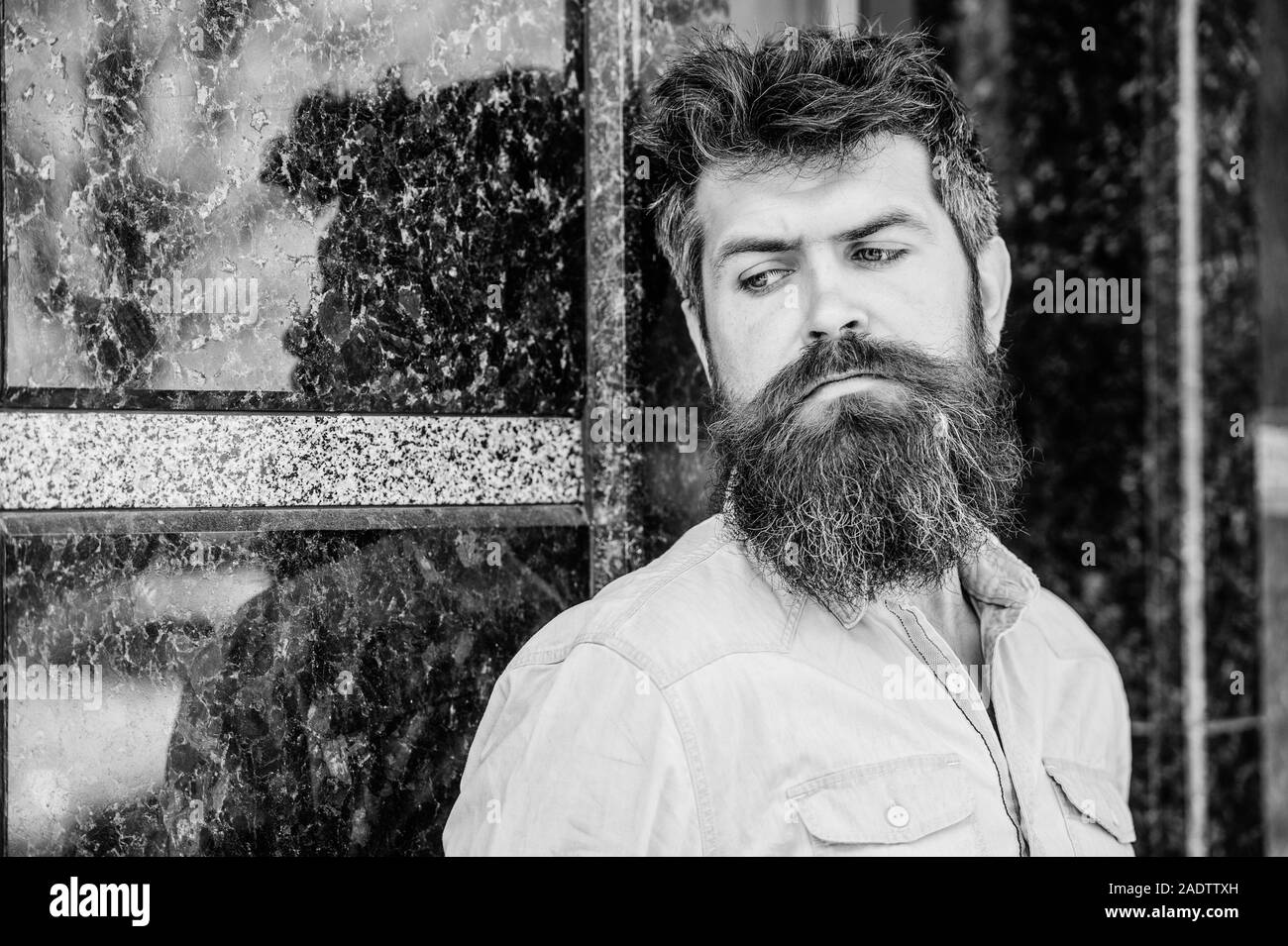 Masculinity and manliness. Confident posture of handsome man. Guy ...