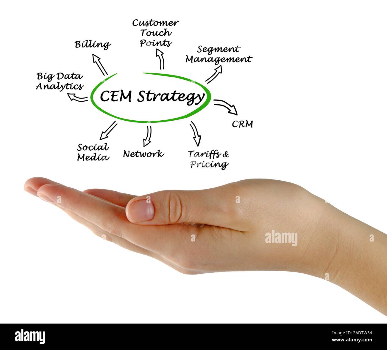 Diagram of CEM Strategy Stock Photo - Alamy