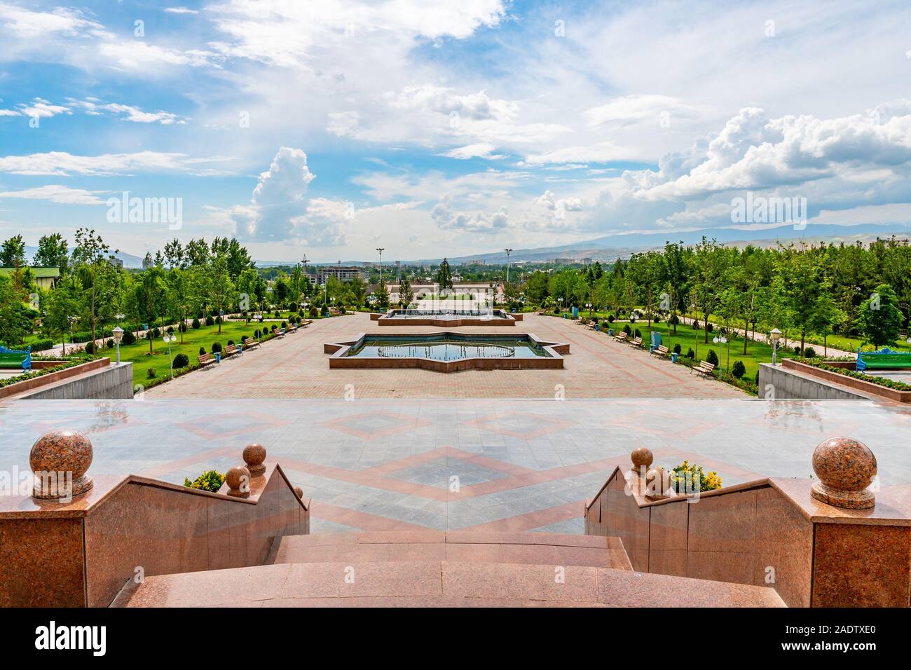 Dushanbe Independence Monument Breathtaking Picturesque View of ...