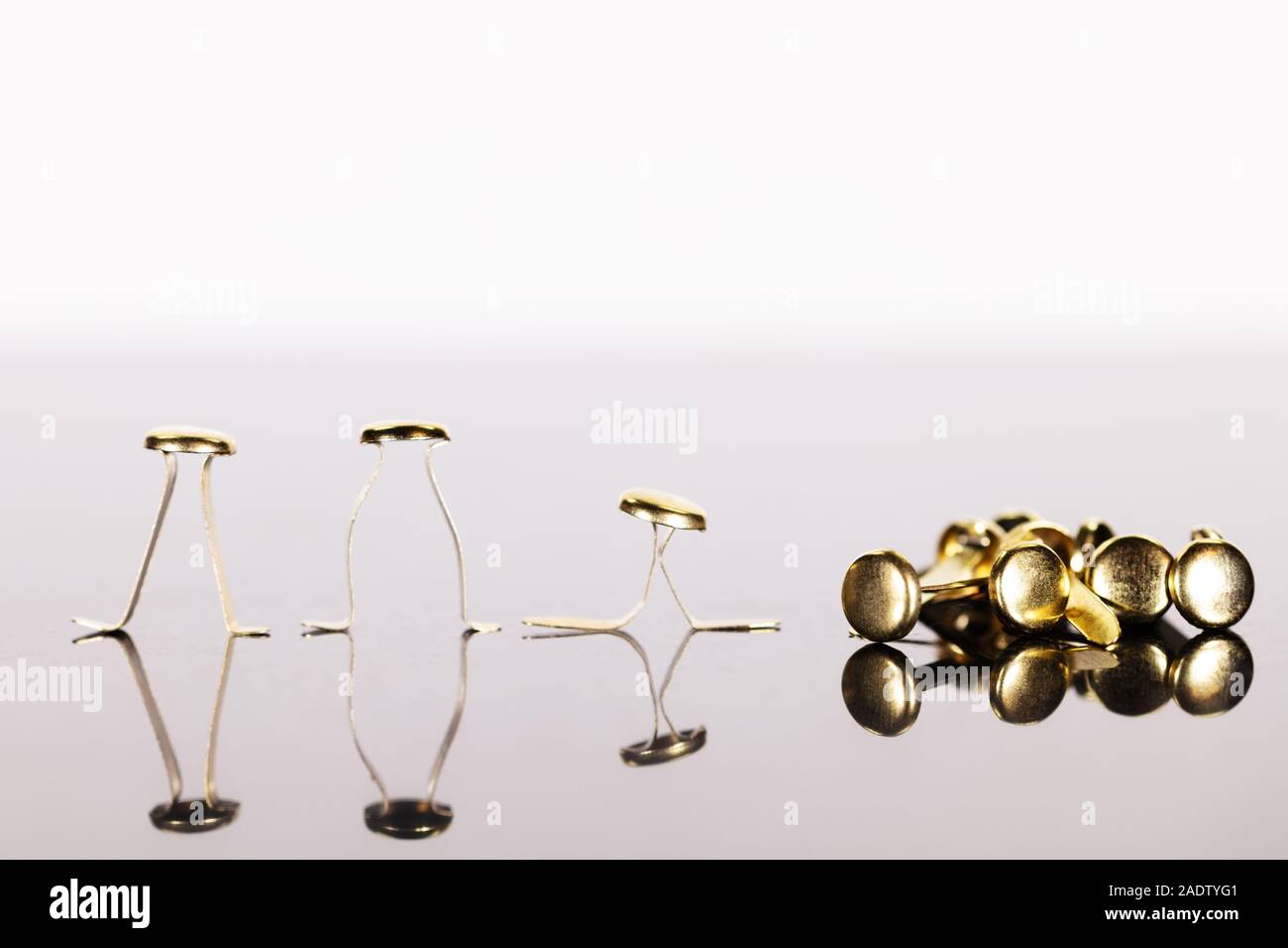 Split pin paper fasteners hi-res stock photography and images - Alamy