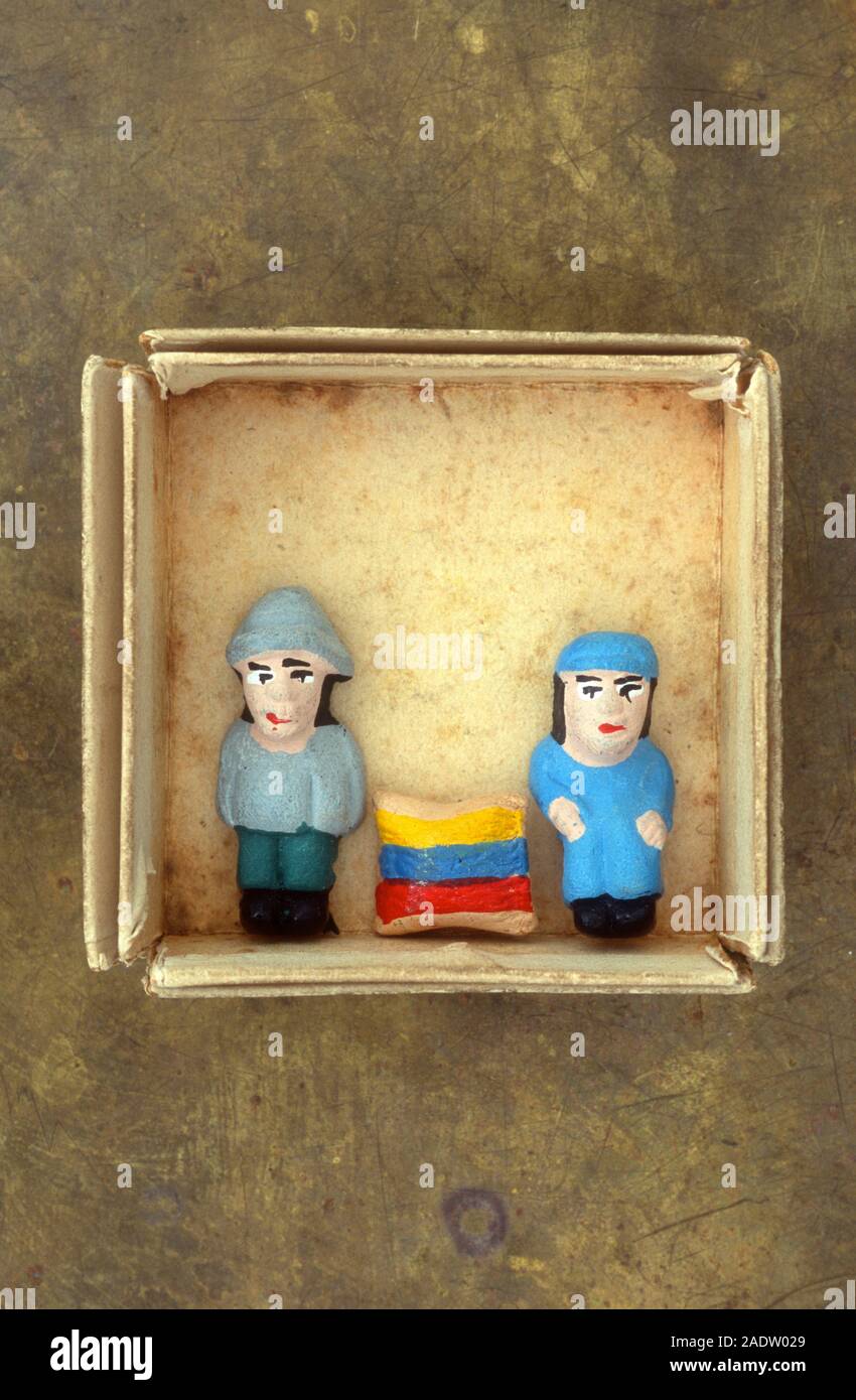 Two people standing either side hi-res stock photography and images - Alamy
