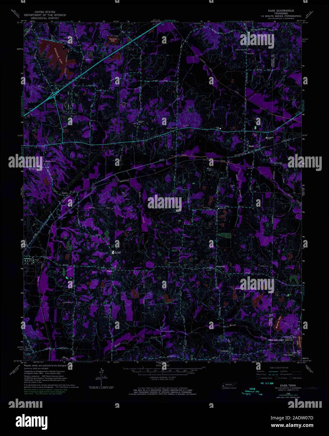 Map of eads hi-res stock photography and images - Alamy