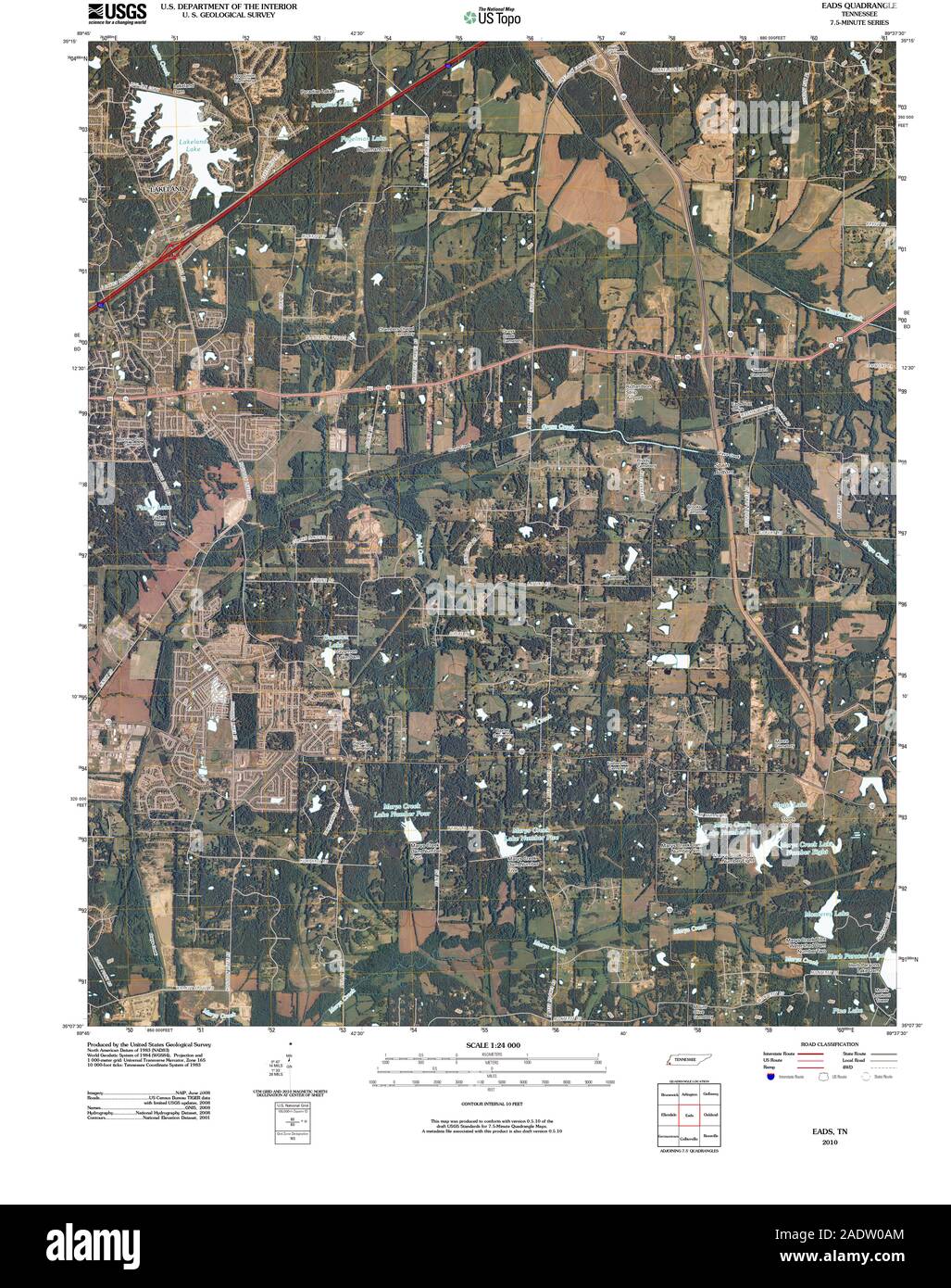 Map of eads hi-res stock photography and images - Alamy