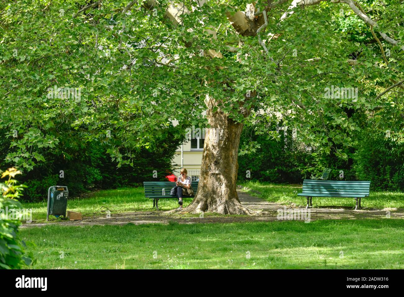 Amalienpark, Breite Straße, Pankow, Berlin, Deutschland Stock Photo - Alamy