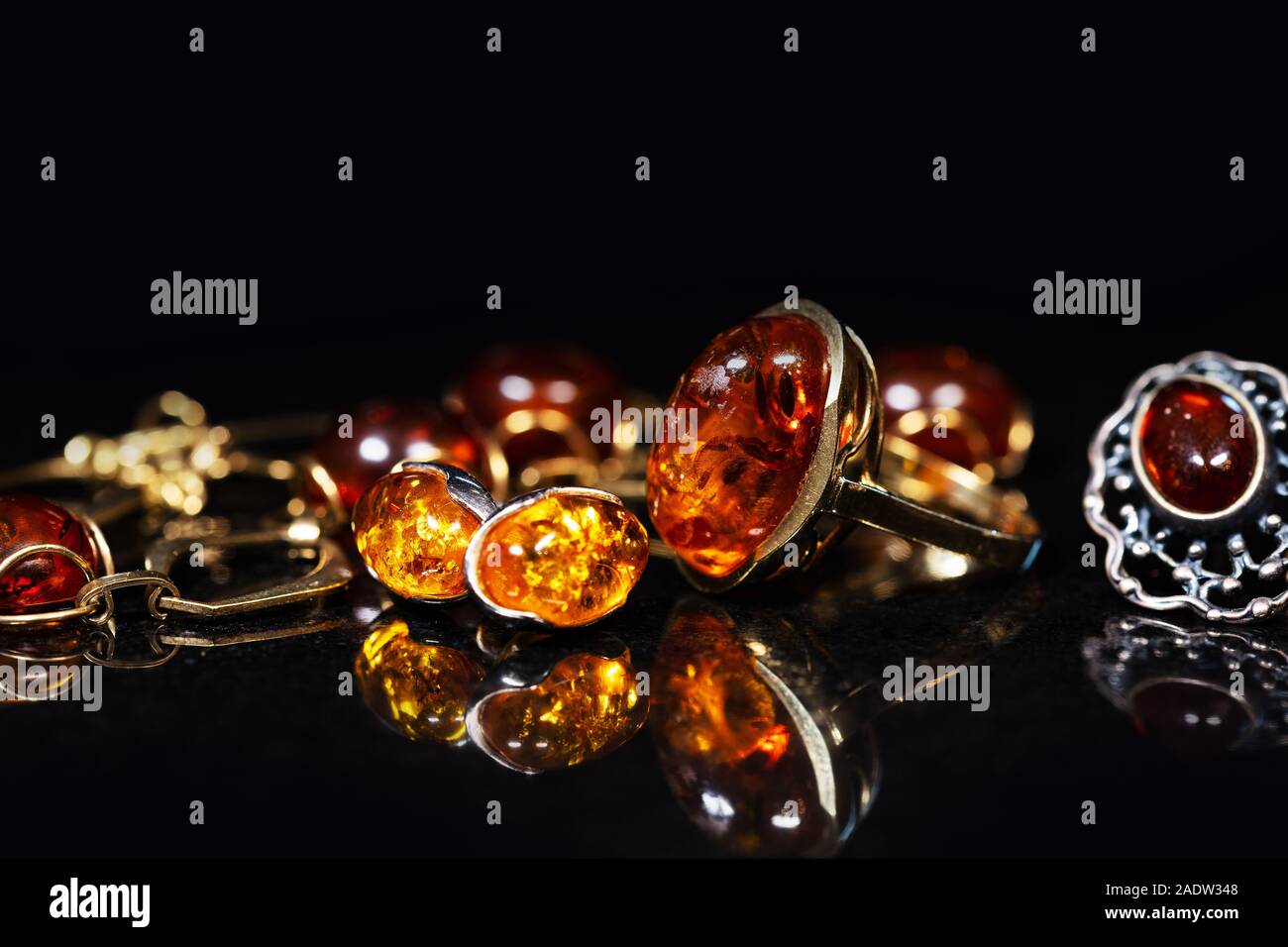 jewelry with amber stones, amber necklace ring and earring and pendant ...