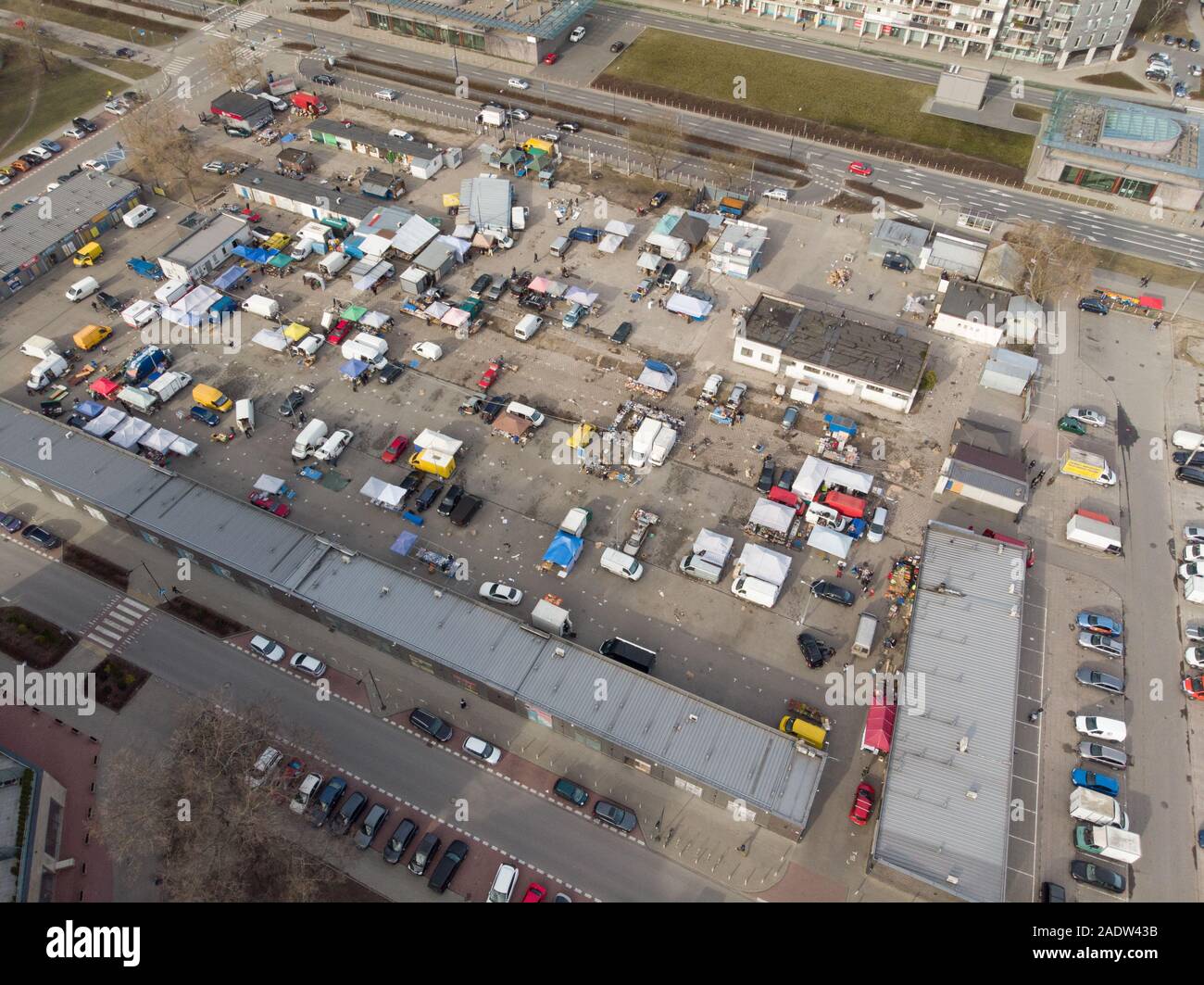 Market aerial hi-res stock photography and images - Alamy