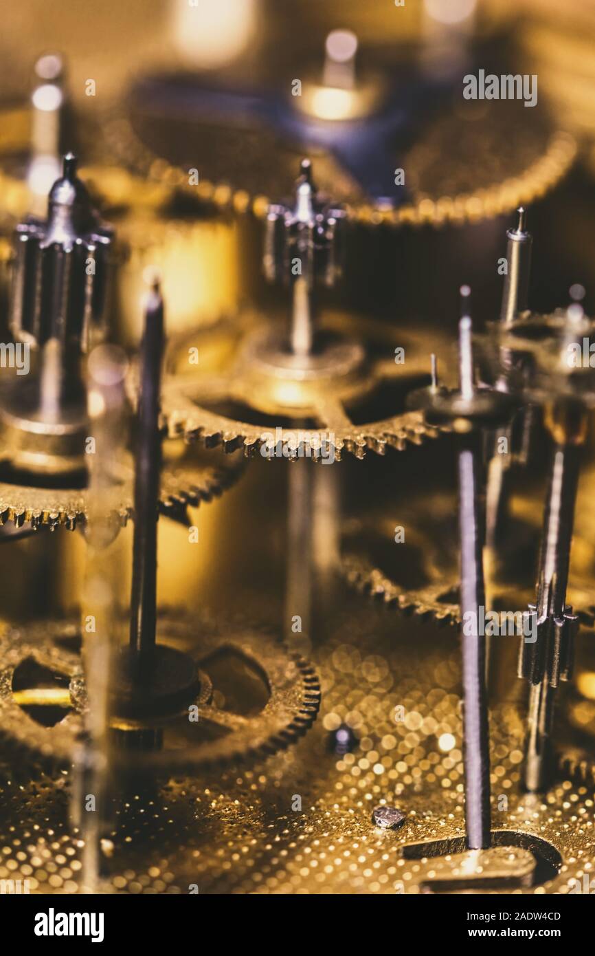 Mechanical clock and movement hi-res stock photography and images - Alamy