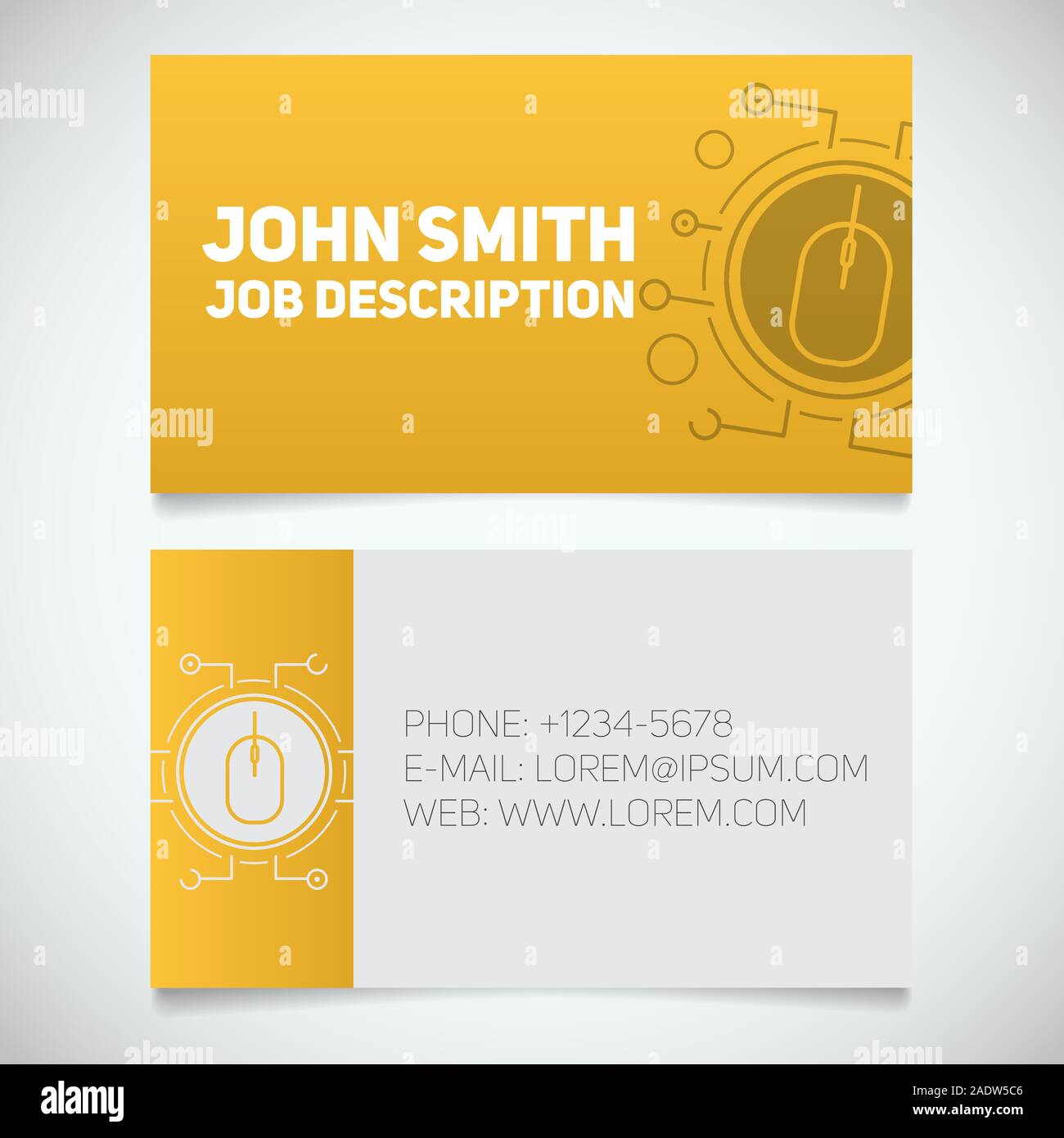 Computer Visiting Card Design Sample