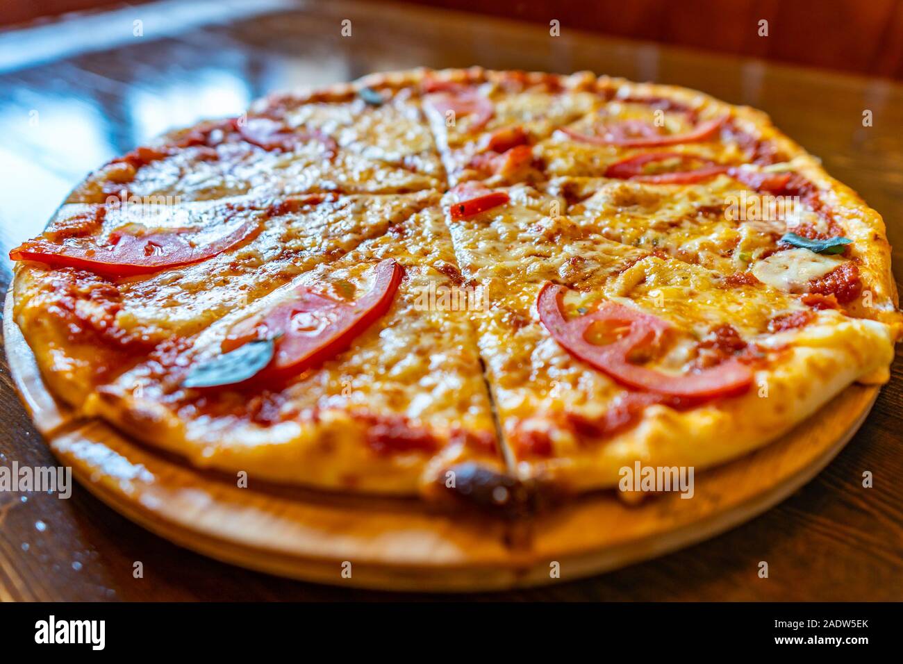 Closeup View of a Traditional Italian Mouthwatering Hot and Tasty ...