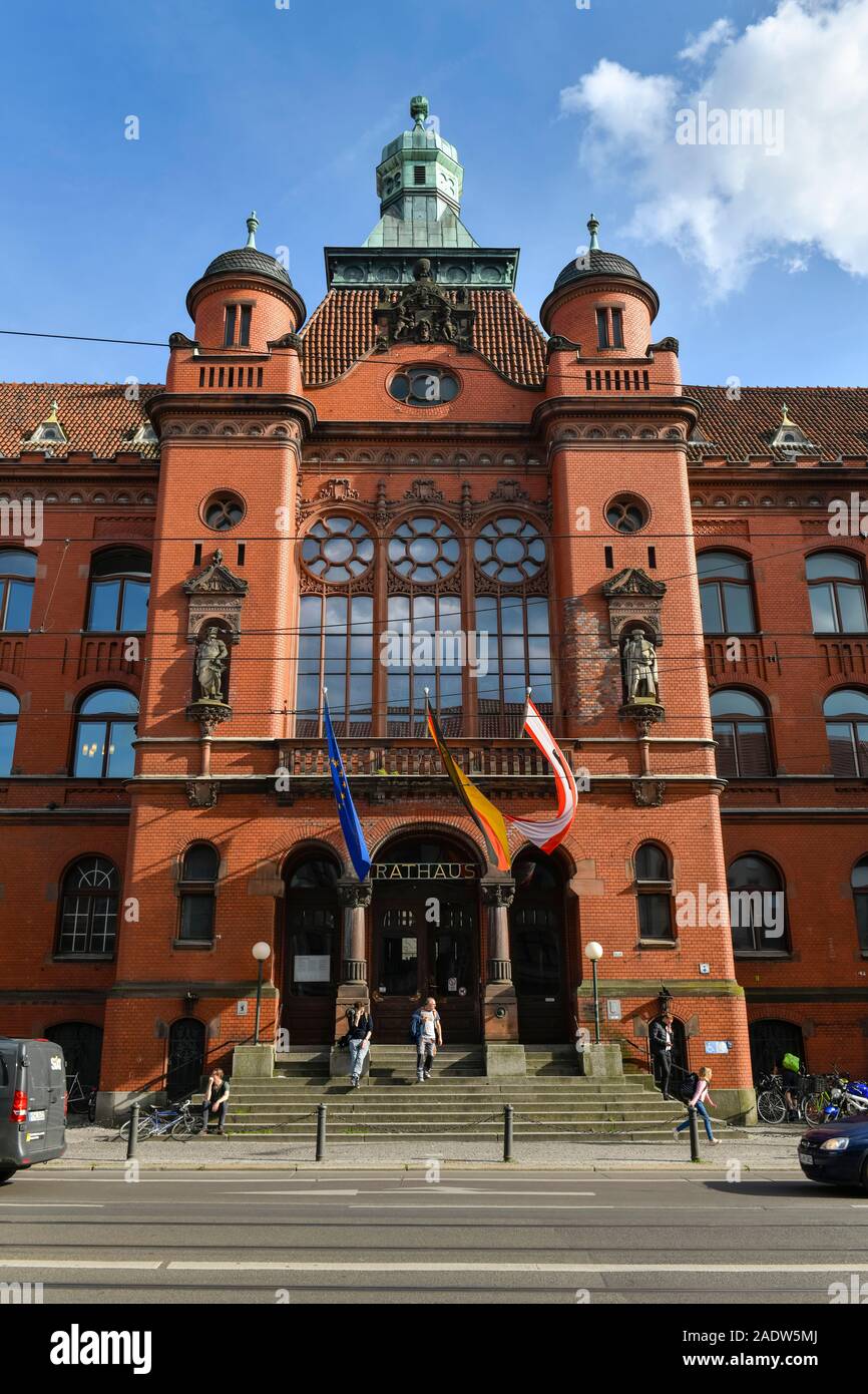 Rathaus Pankow, Breite Straße, Pankow, Berlin, Deutschland Stock Photo ...
