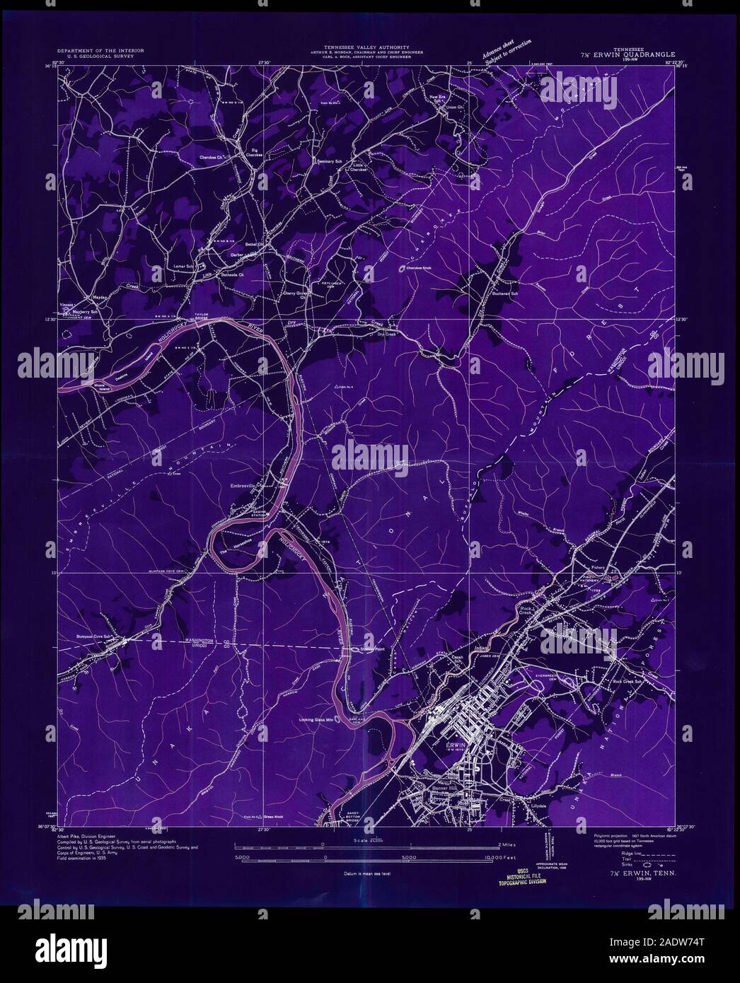 Erwin map hi-res stock photography and images - Alamy