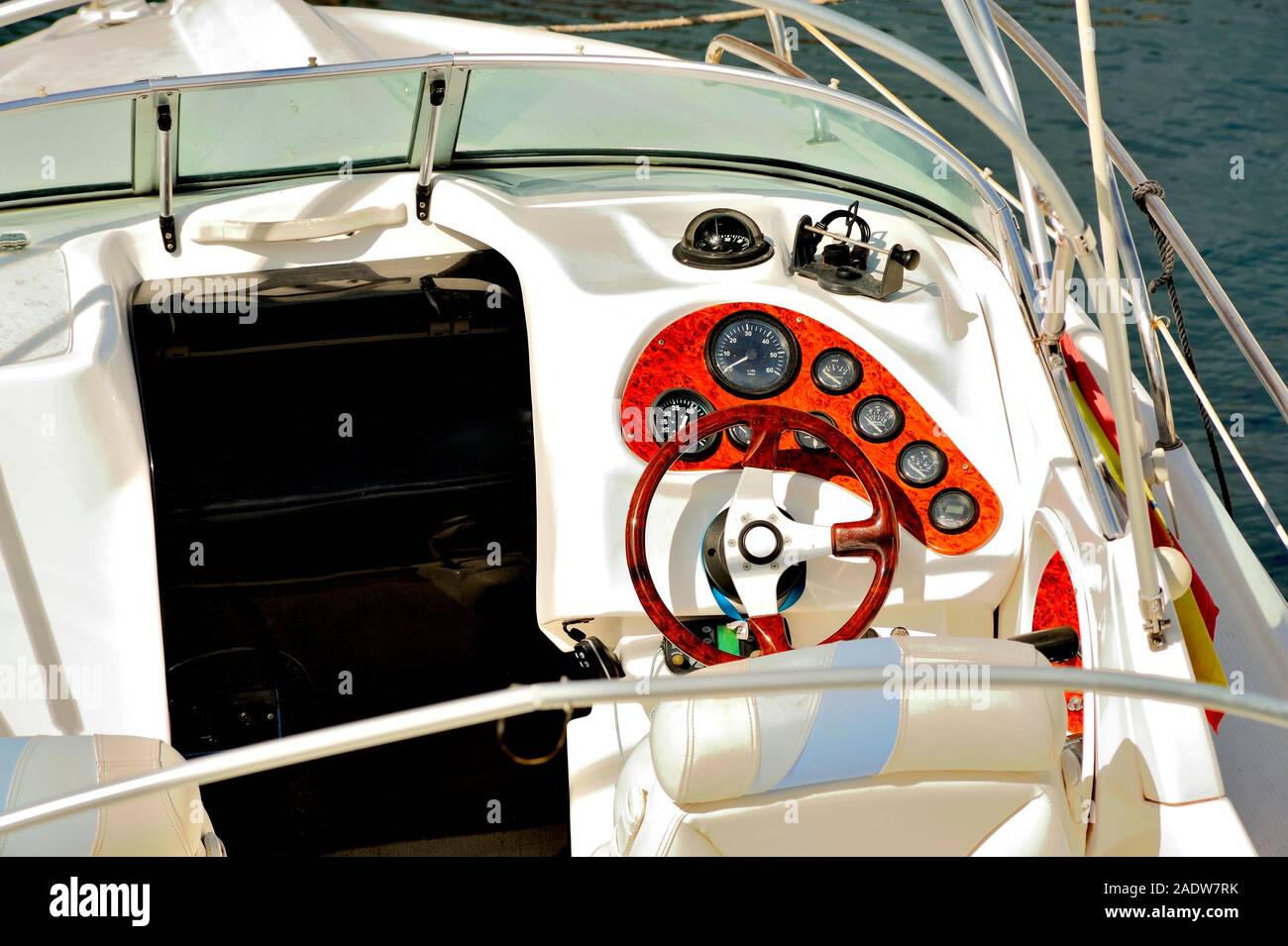 Sailboat control panel detail Stock Photo - Alamy