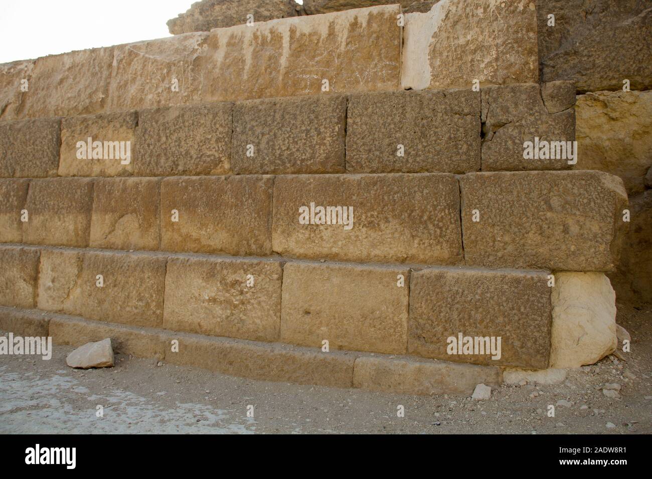 egyptian pyramid ruins stones of mystery built Stock Photo - Alamy