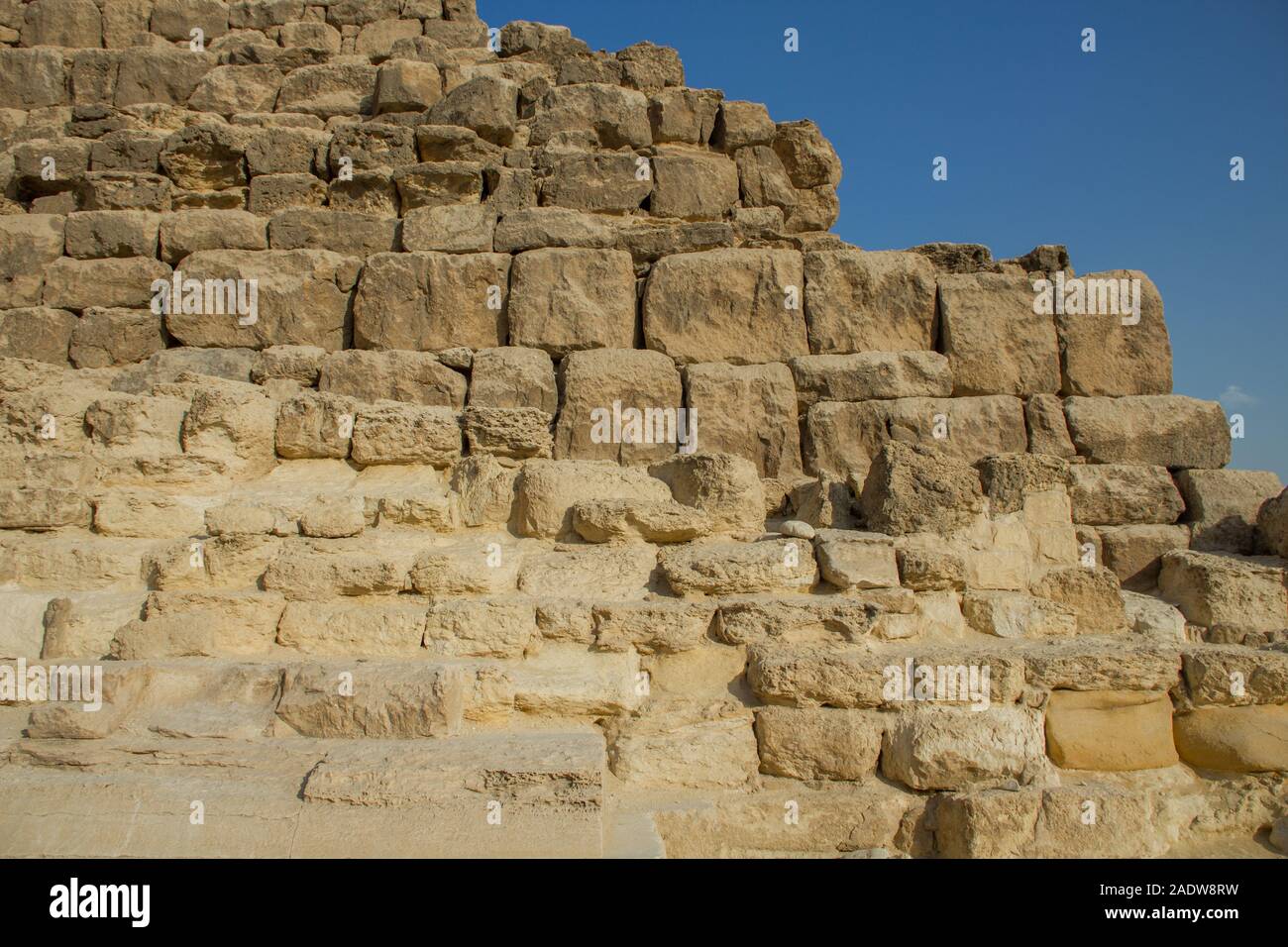 egyptian pyramid ruins stones of mystery built Stock Photo - Alamy