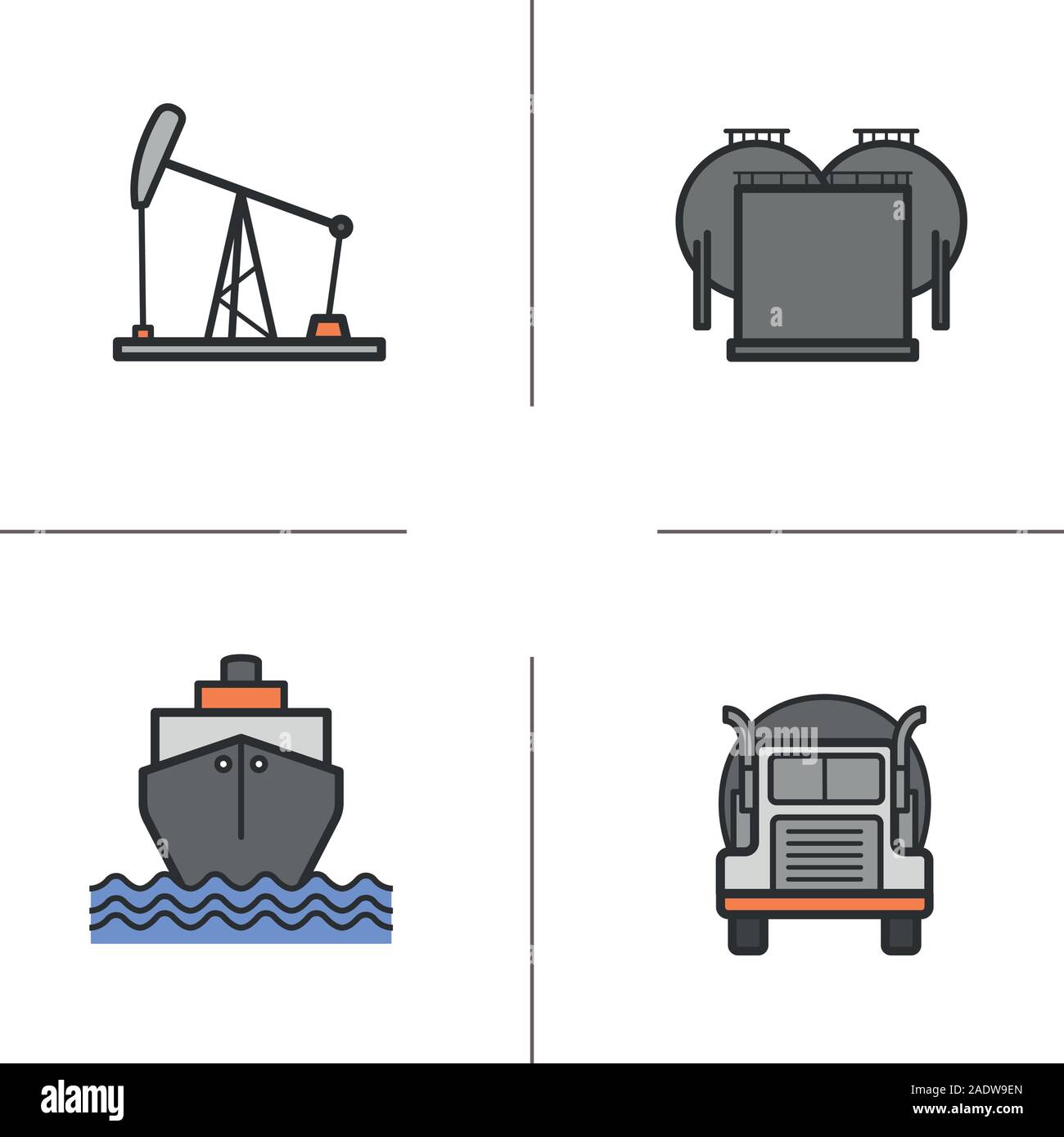 Oilfield tank Cut Out Stock Images & Pictures - Alamy