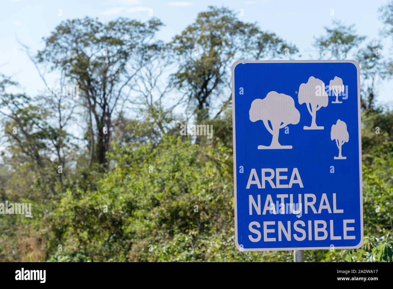 Road sign, Bolivia, Latin America Stock Photo - Alamy