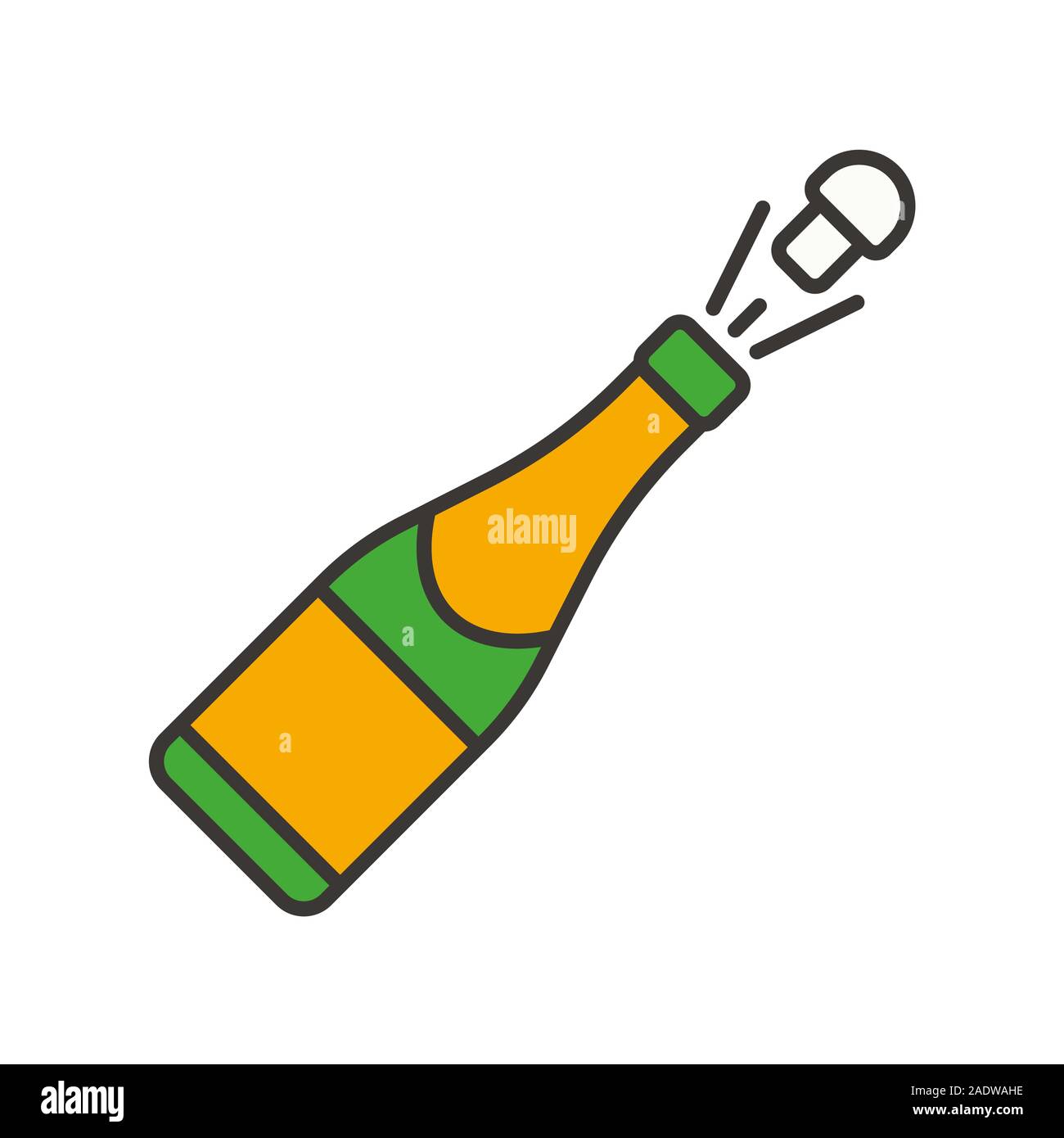 Opening champagne bottle pop art hi-res stock photography and images ...