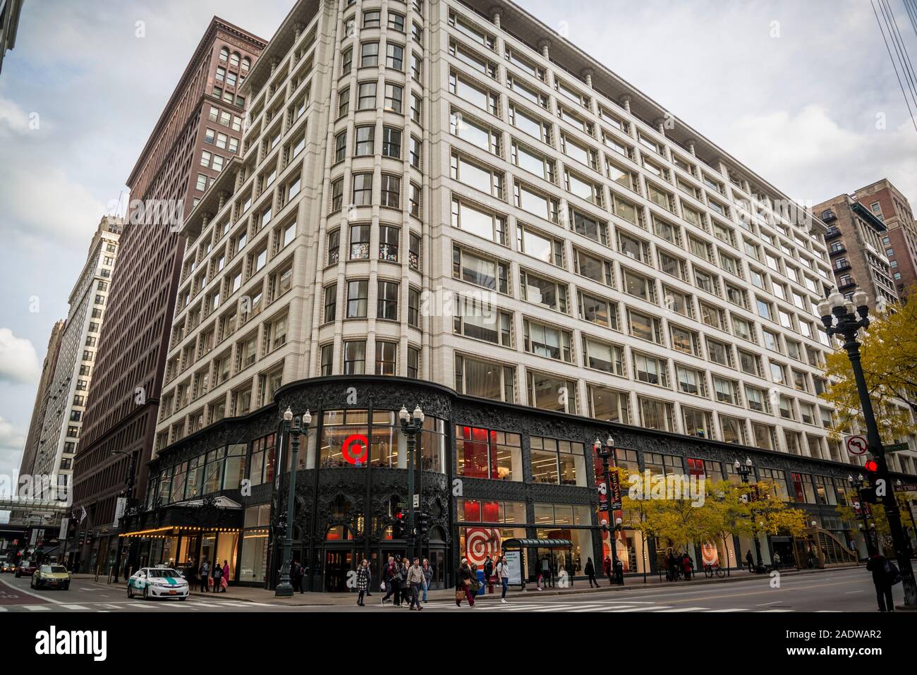 Illinois chicago loop retail historic district hi-res stock photography ...
