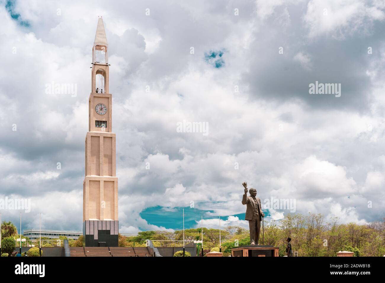 King's African Rifles War Memorial in Zomba Malawi Stock Photo - Alamy