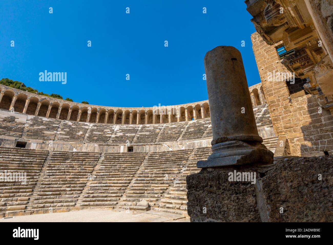 Aspendos Amphitheatre, Antalya, Turkey Stock Photo - Alamy
