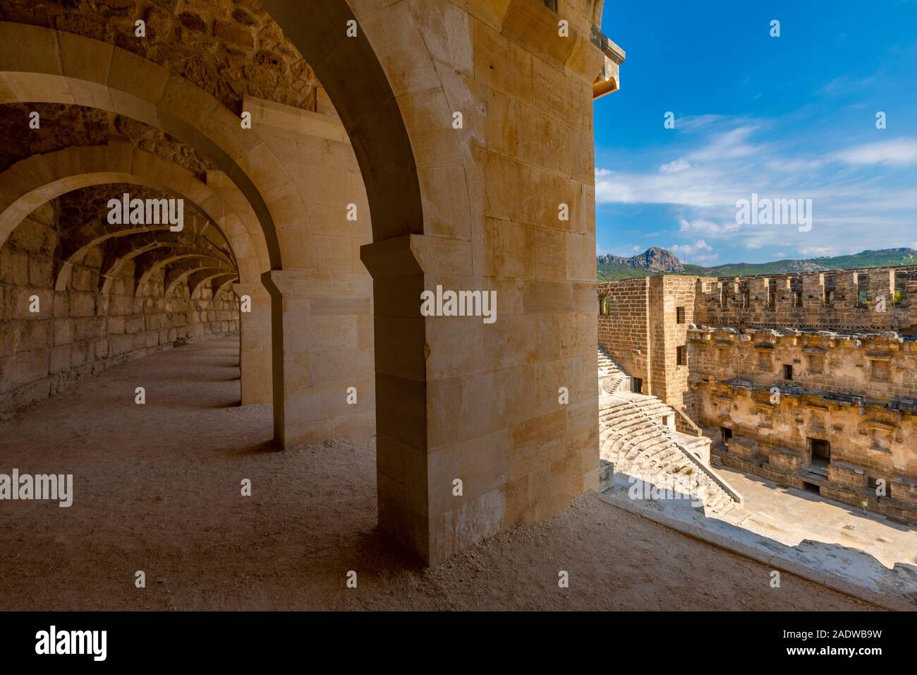 Aspendos Amphitheatre, Antalya, Turkey Stock Photo - Alamy