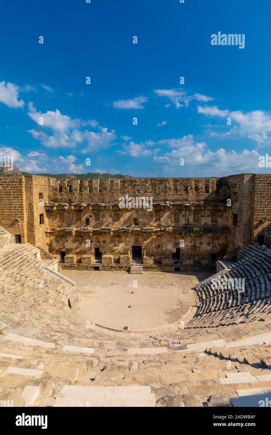 Aspendos Amphitheatre, Antalya, Turkey Stock Photo - Alamy