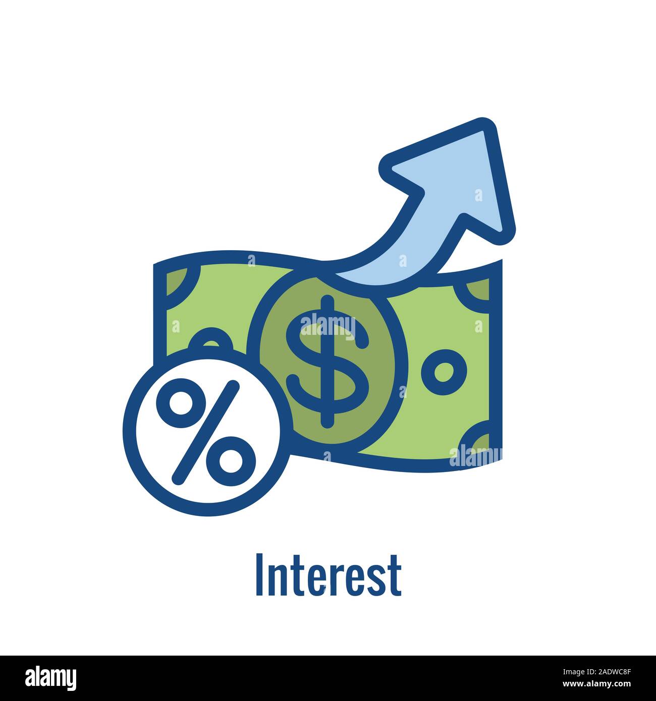 Investment amount Stock Vector Images - Alamy